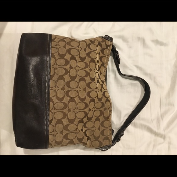 Coach | Bags | Coach Monogram Shoulder Bag Tote | Poshmark
